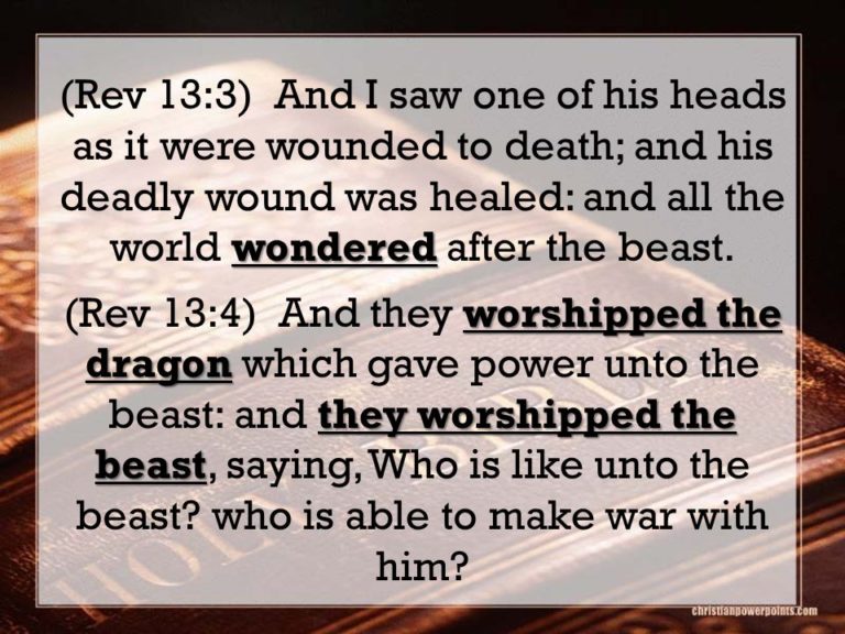 His Deadly Wound Was Healed – End Time News